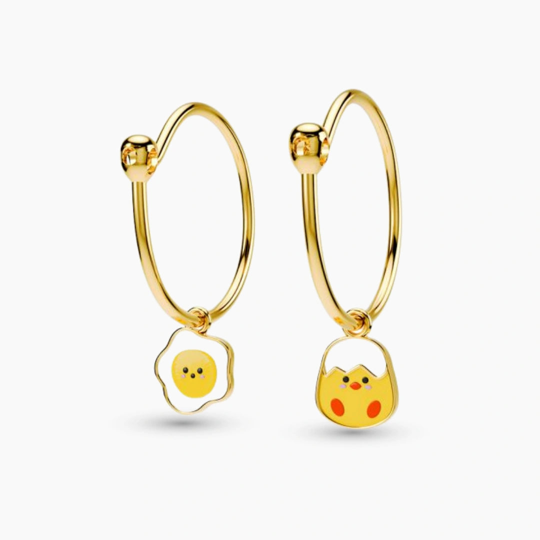 Anting Anak Loop Hoop Chick Littlethingshewear – littlethingshewear