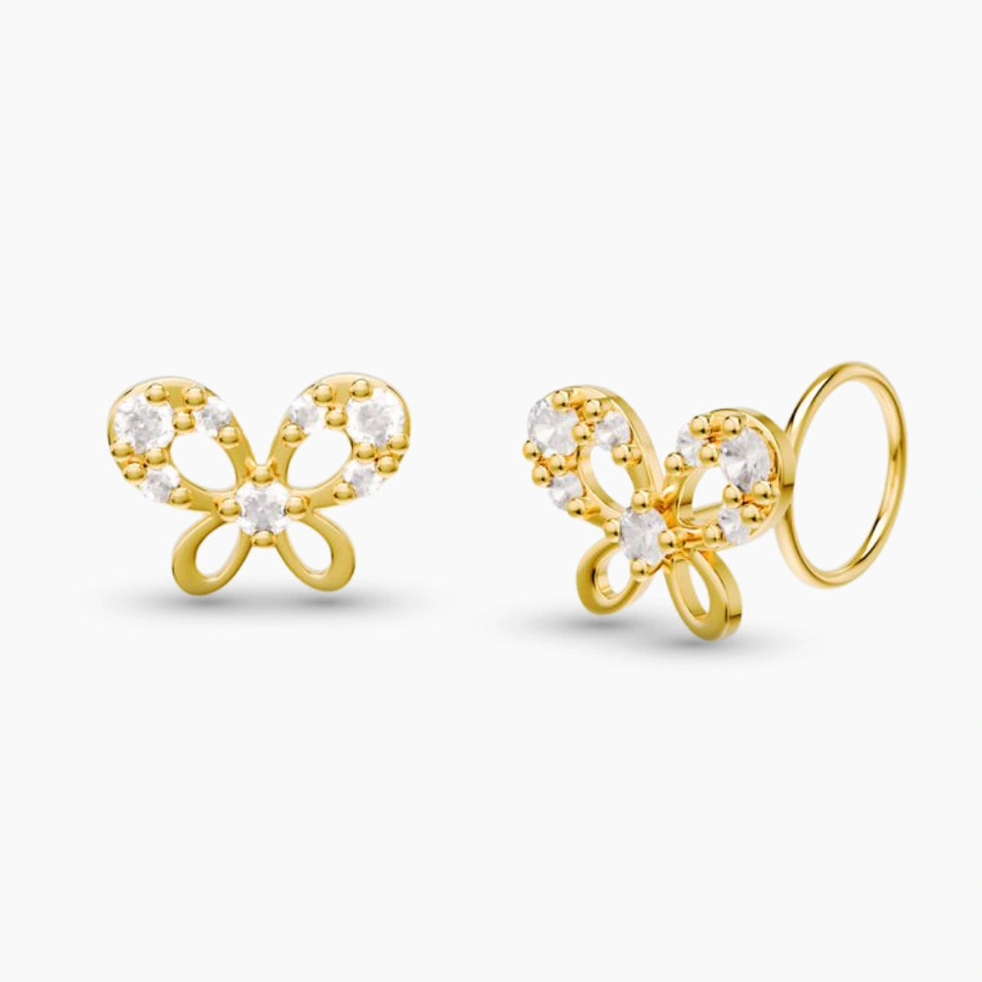 Littlethingshewear - Anting Anak Loop End Rosie Swarovski ...